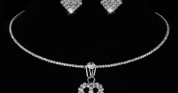 Set bijuterii Stunning Heart Diamond - 0469
